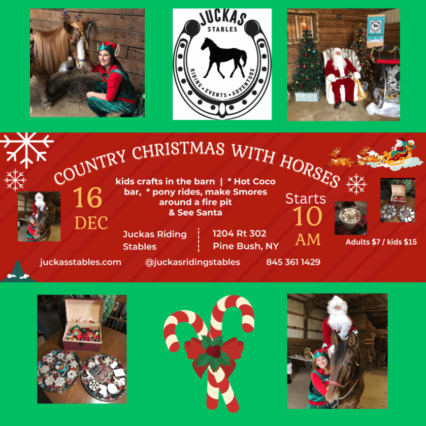 Country Christmas with Horses | Juckas Riding Stables